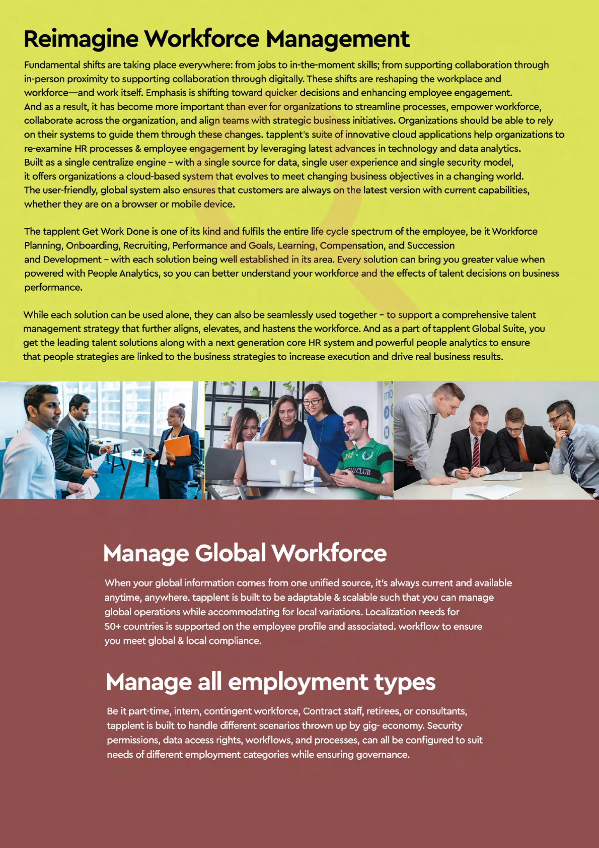 Global Hrms | Tapplent | PDF