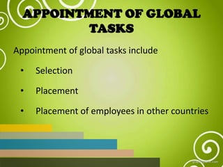 Global hrm | PPT