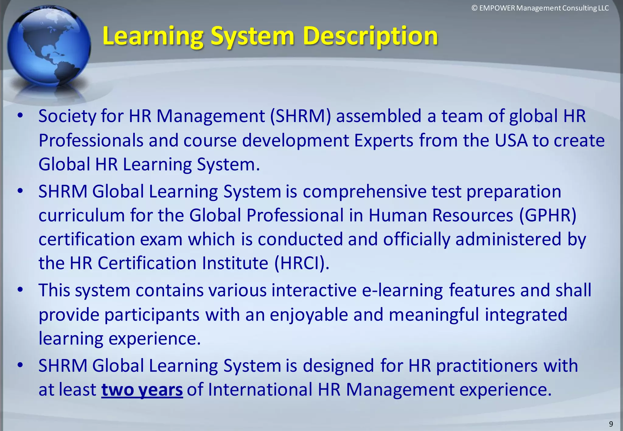 Global HR Management | PPT