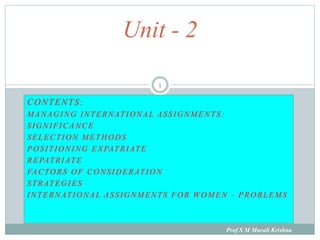 GLOBAL H R M – Unit - 2.pptx