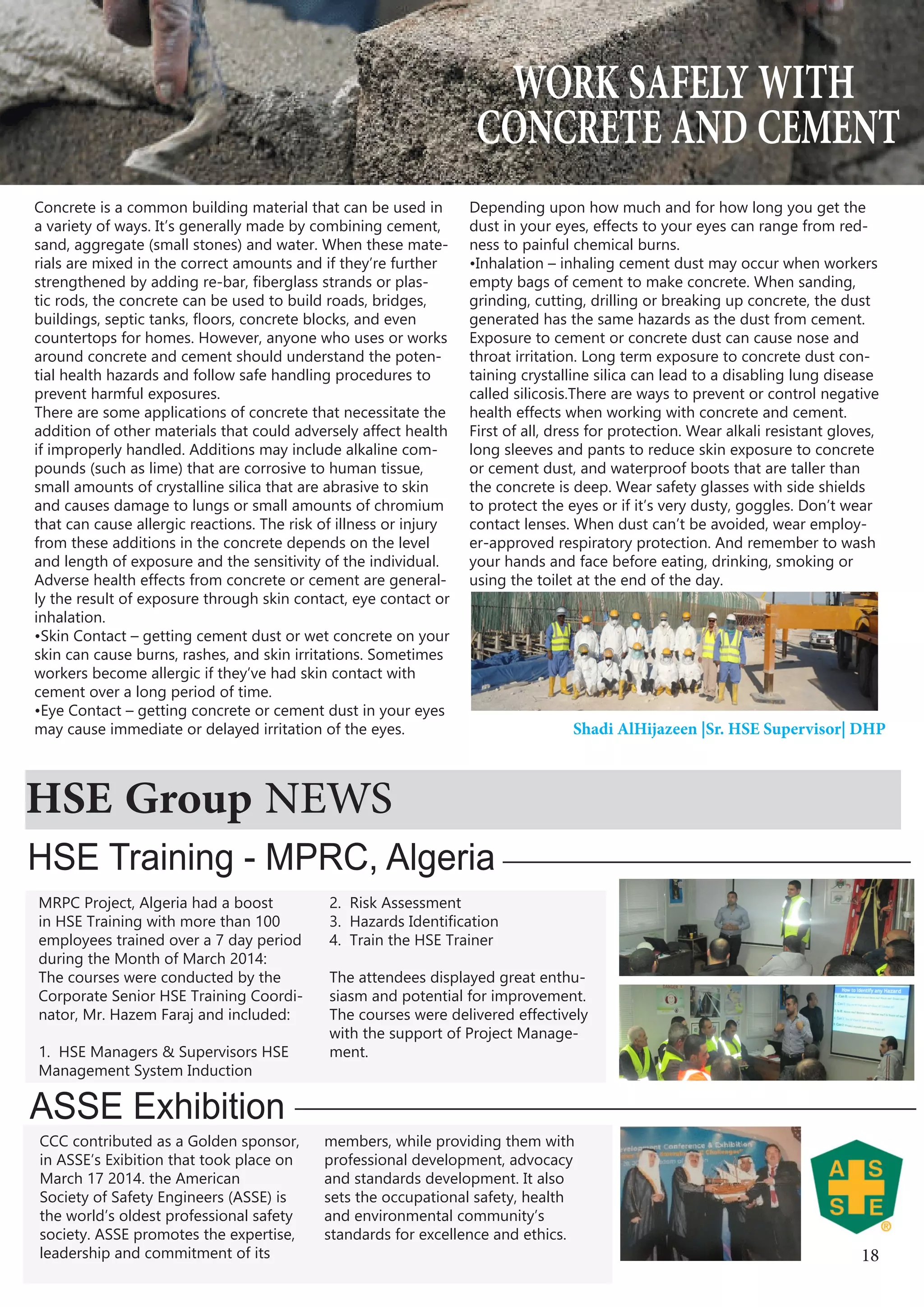 Global HSE Newsletter March 2014 | PDF