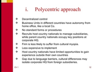 Global human resource management | PPT