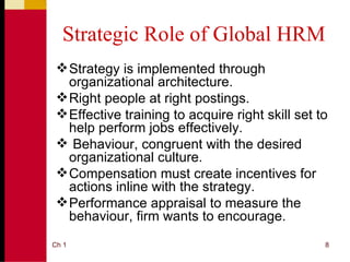 Global human resource management | PPT