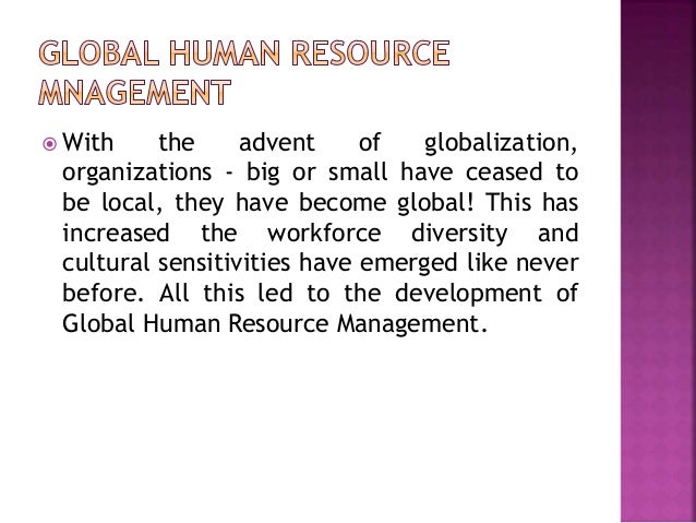 Global human resource_management