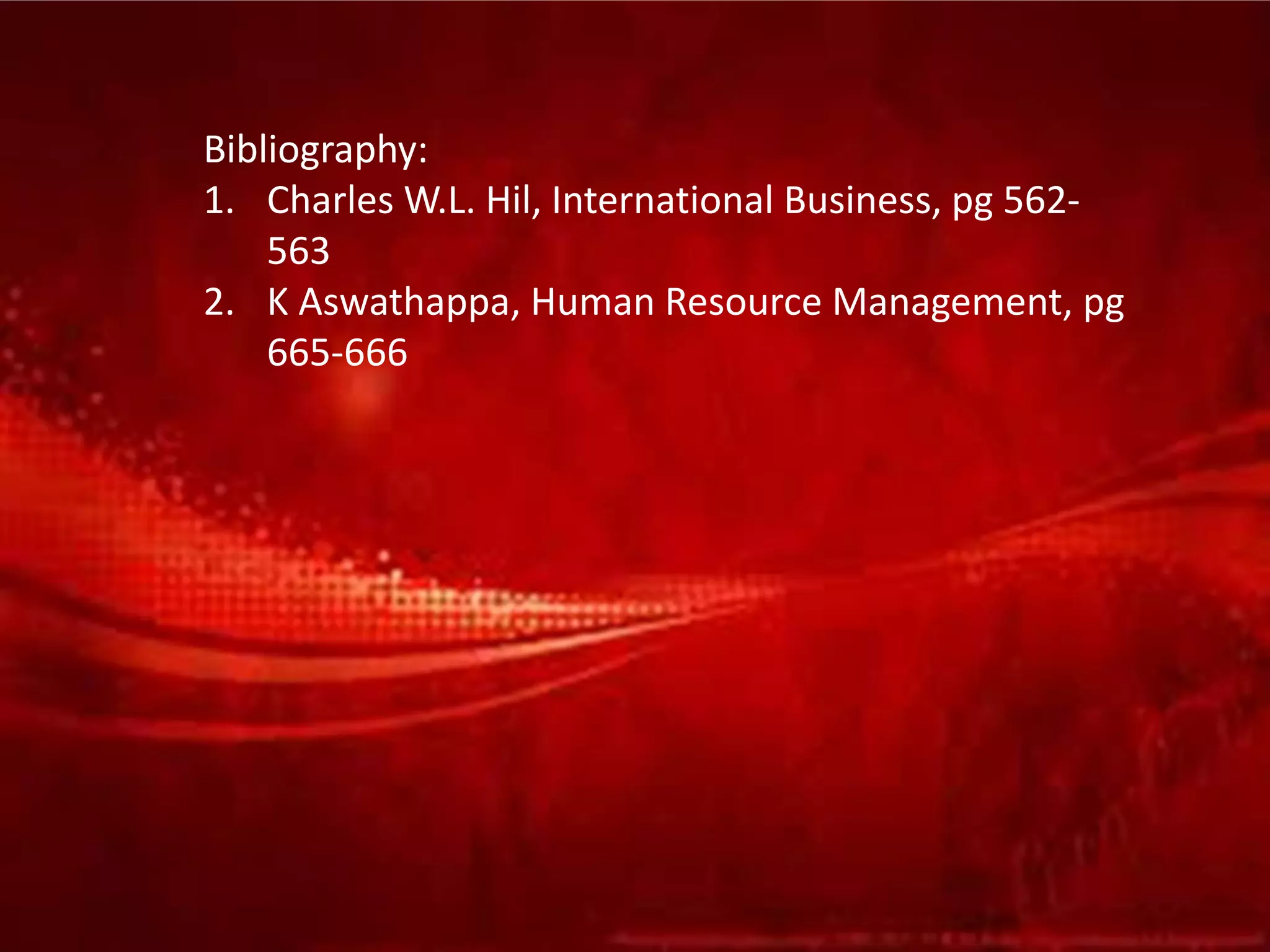 Global human resource management at coca cola | PPTX