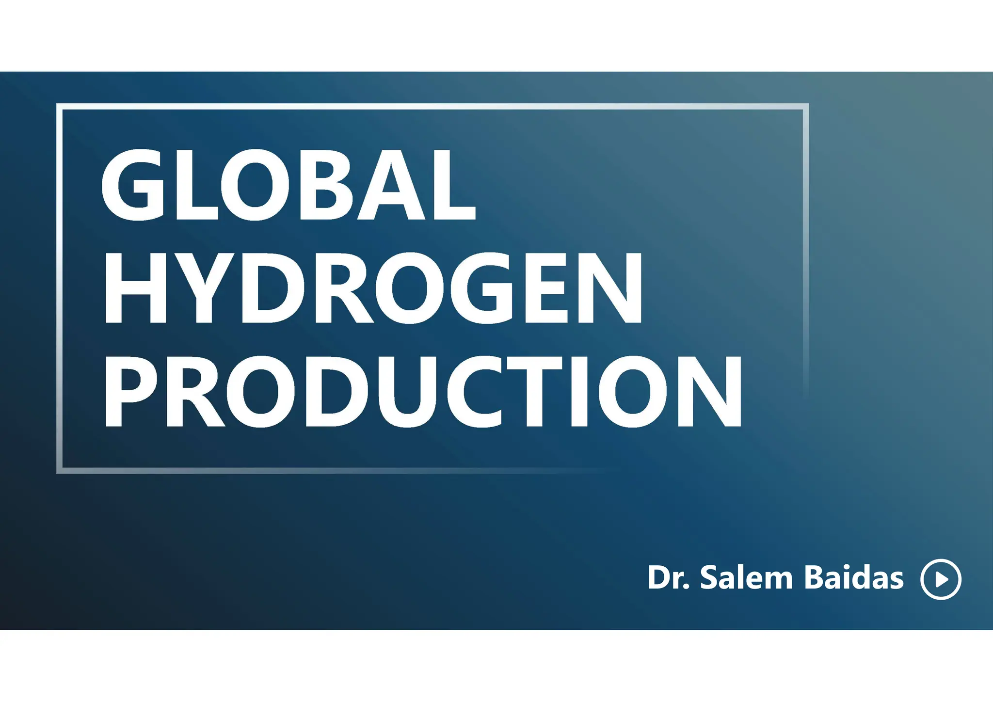 Global Hydrogen Production | PDF