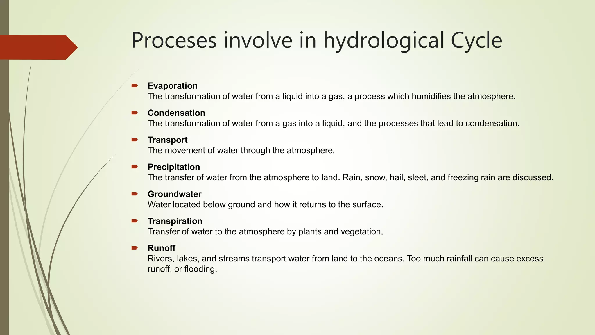 Global hydrological cycle | PPTX