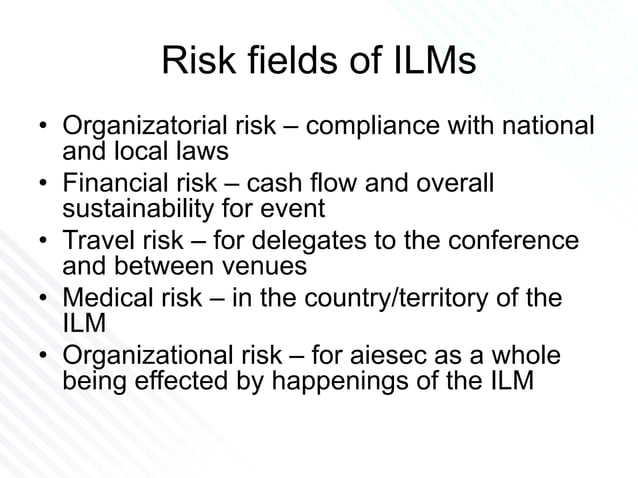 Global ILM model meeting risk management | PPT