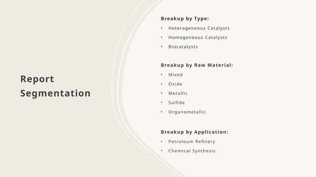 Industrial Catalyst Market PPT: Growth, Outlook, Demand, Keyplayer Analysis and Opportunity 2025 ...