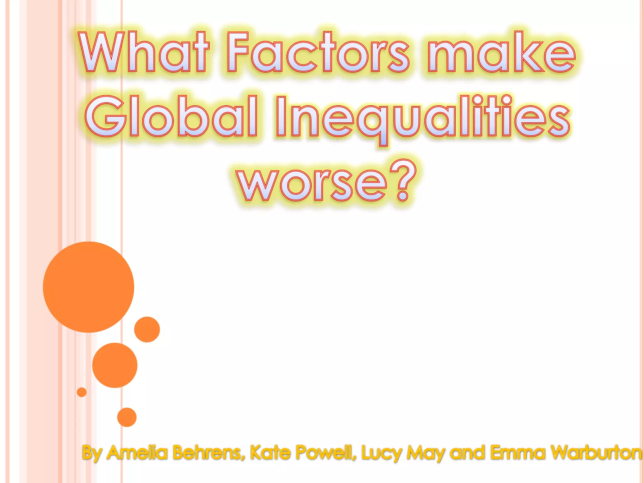 Global Inequalities | PPTX