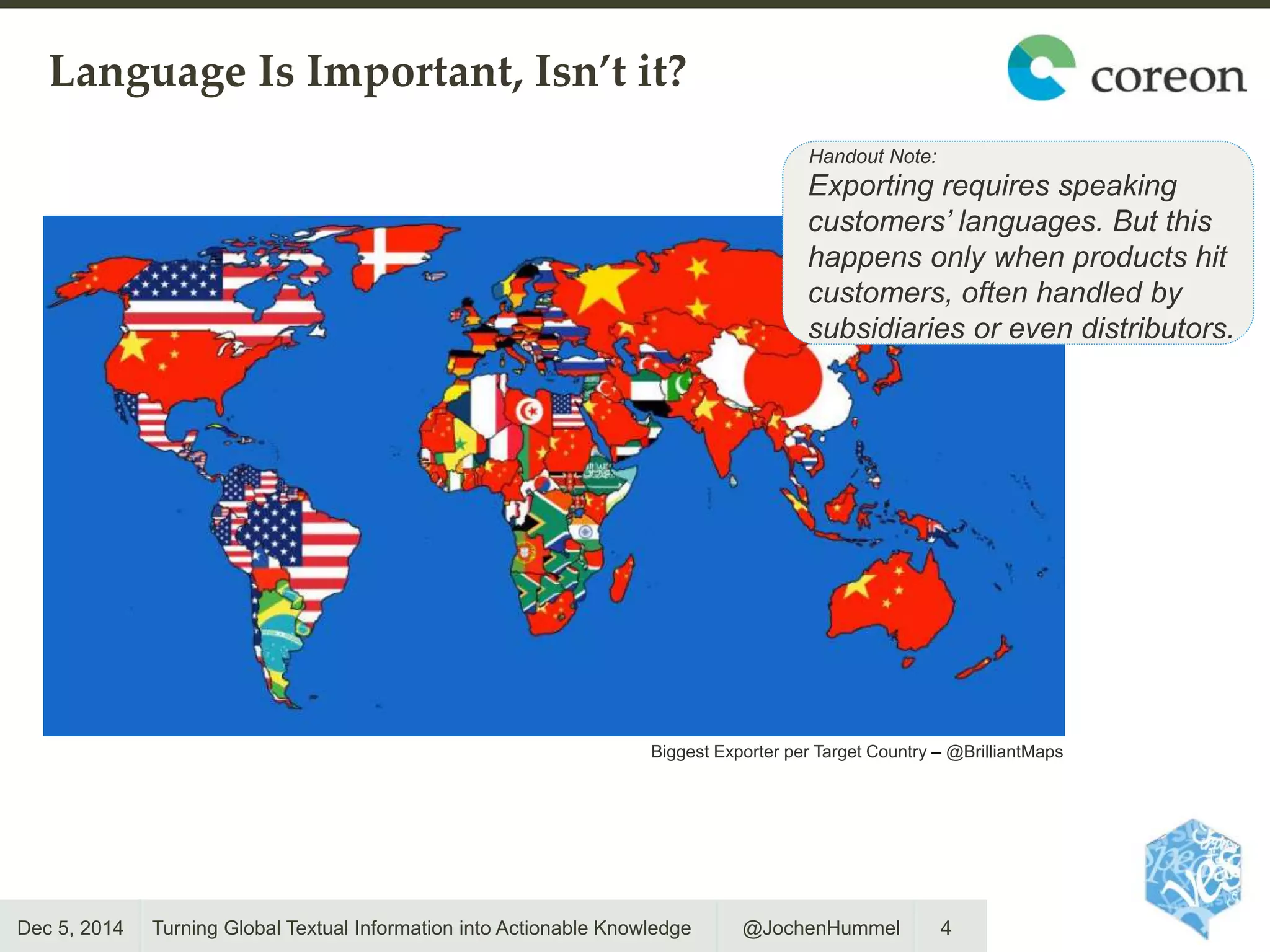 Global Information into Actionable Knowledge | PPT