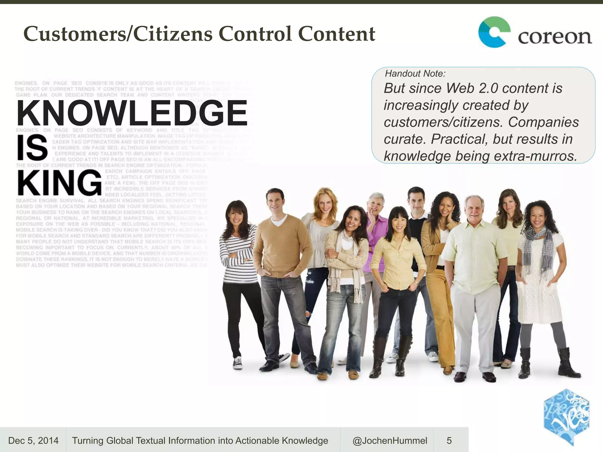 Global Information into Actionable Knowledge | PPT