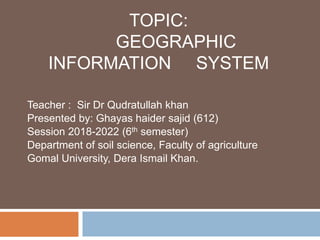 Global information system ppt | PPTX