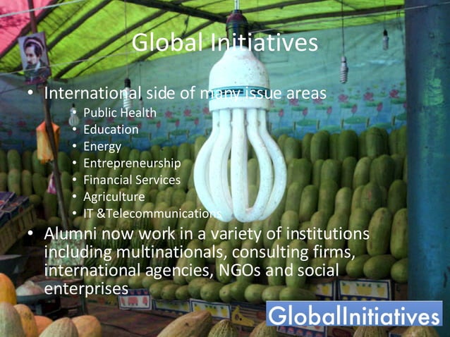 Global Initiatives Presentation | PPT