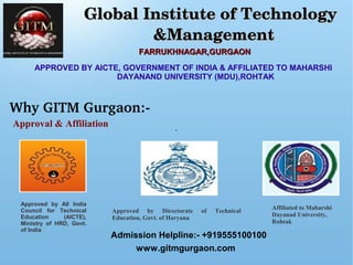 Global Institute Of Technology And Management, Gurgaon | PPT