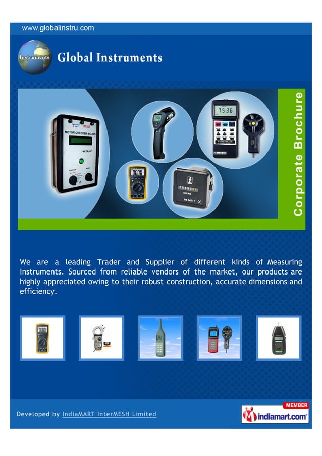 Global Instruments, Delhi, Measuring Instruments | PDF