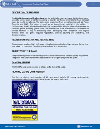 GLOBAL International Trade Game (Card Game in Contemporary World ...