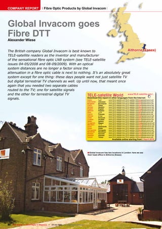 Globalinvacom | PDF | Telecommunications Industry | Industries