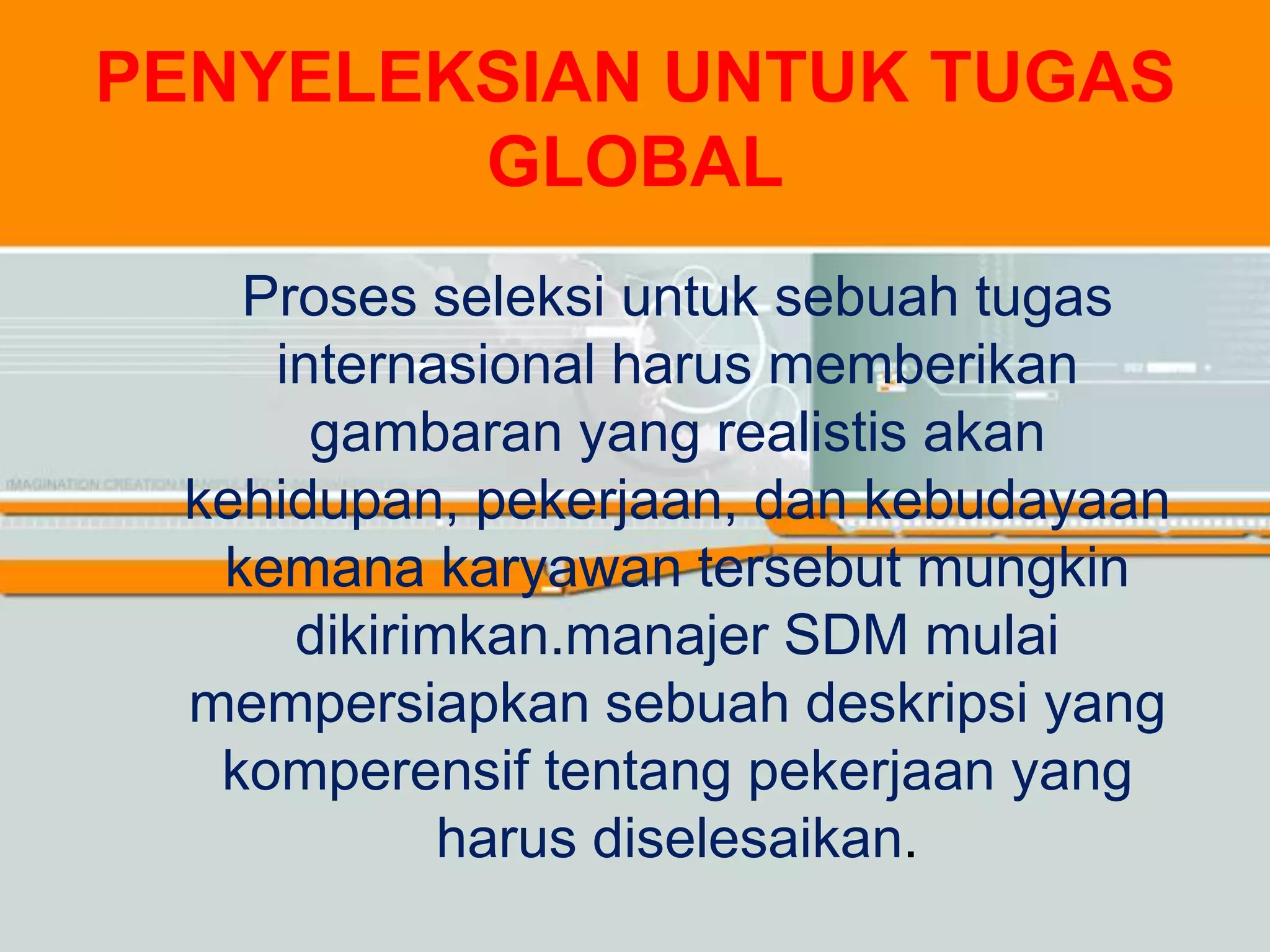 Globalisasi manajemen sdm | PPTX