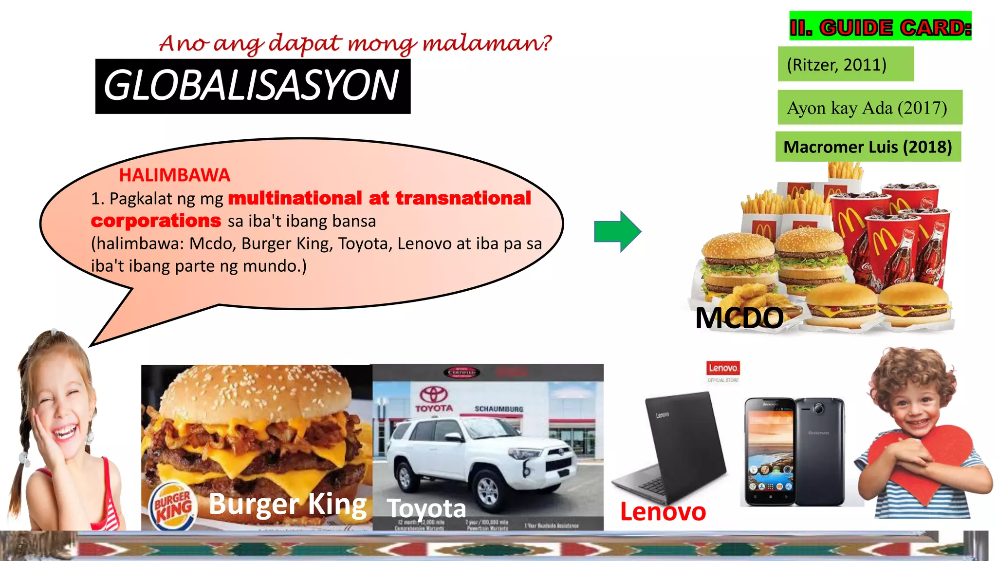 Konsepto ng Globalisasyon | PDF
