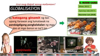 Konsepto ng Globalisasyon | PDF