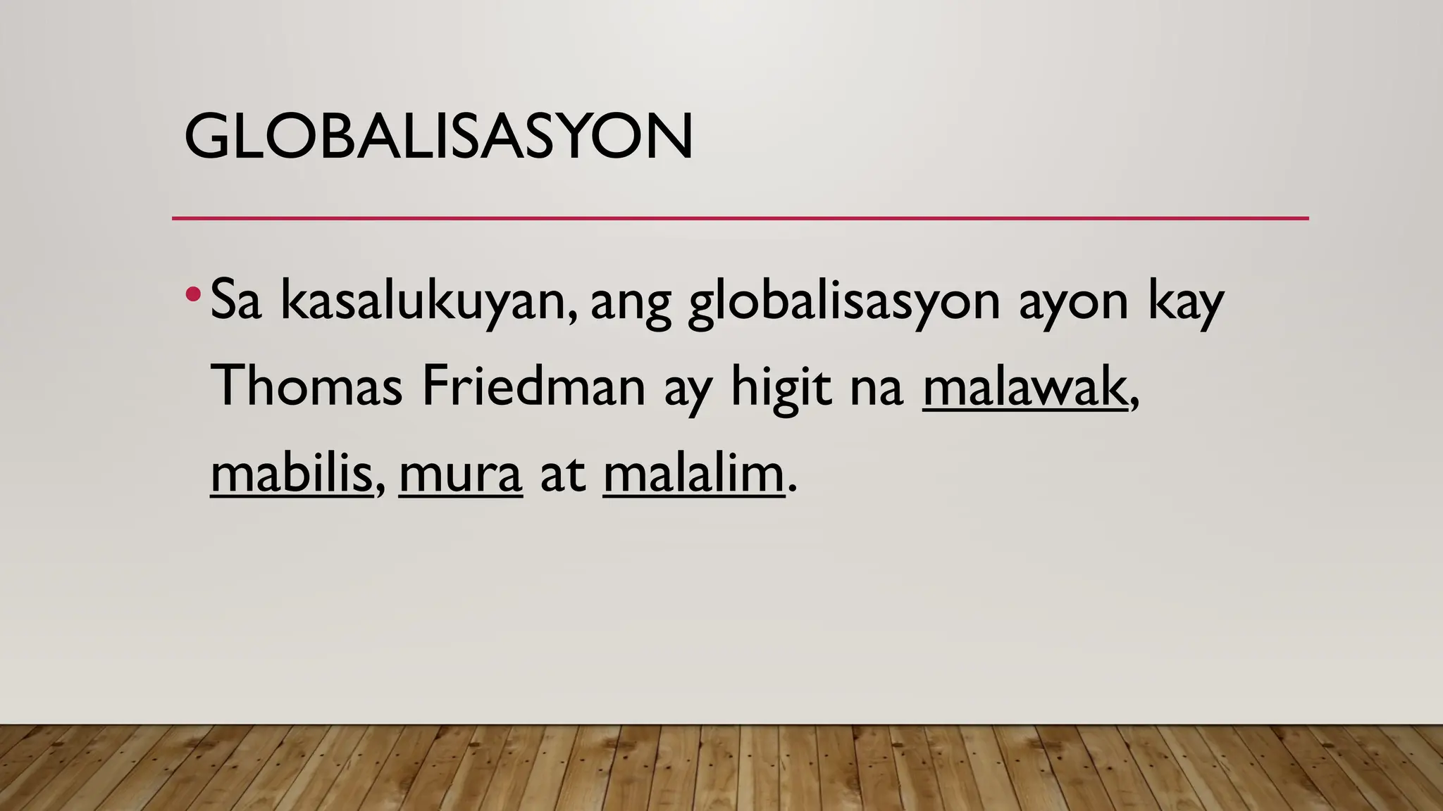 Globalisasyon kahulugan at konsepto nito | PPTX