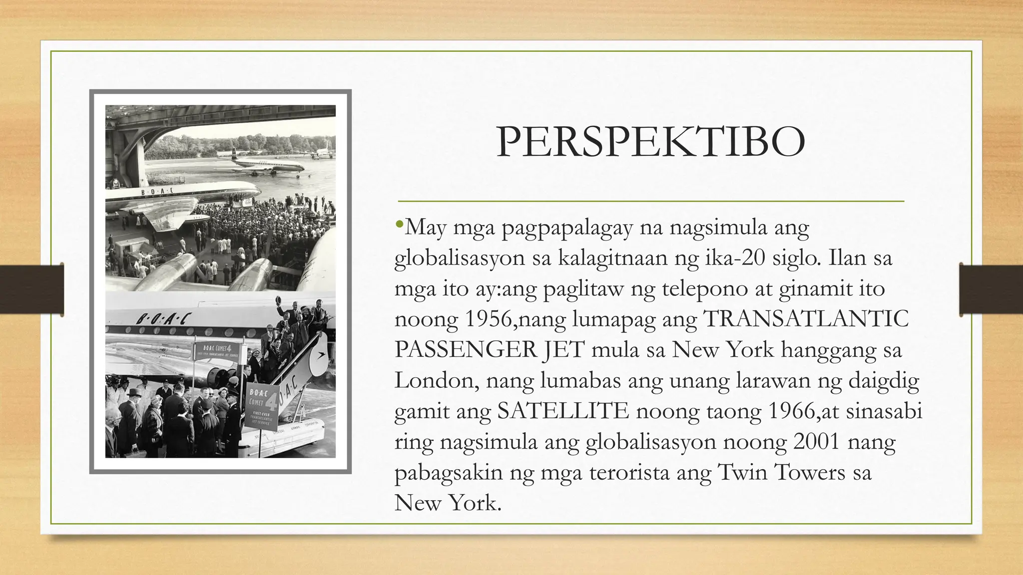 Globalisasyon: Ang Konsepto at Perspektibo | PPTX