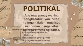 Globalisasyong Politikal/Araling panlipunan 10.pptx