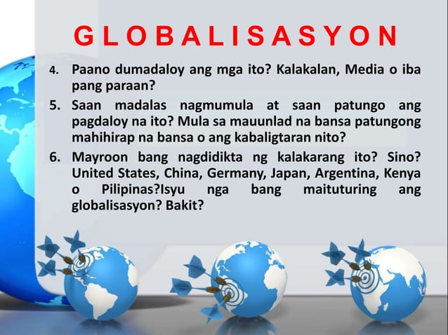 Globalisasyon week 1 paunlarin