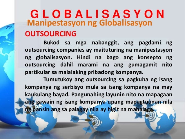 Globalisasyon week 1 paunlarin -anyo