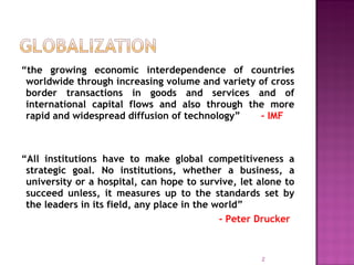Globalisation | PPT | Large Business | Business