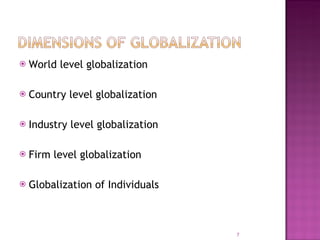 Globalisation | PPT | Large Business | Business