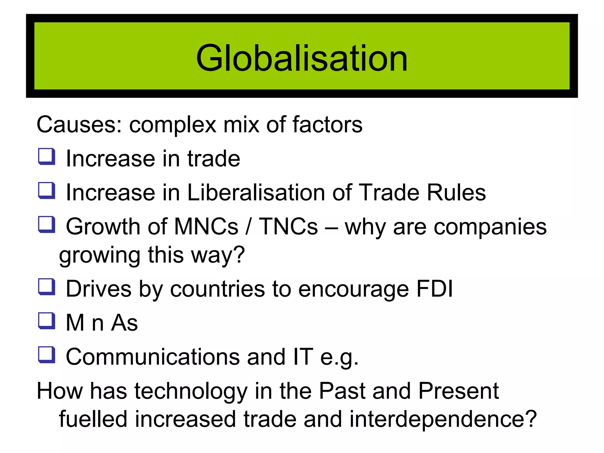 Globalisation | PPT