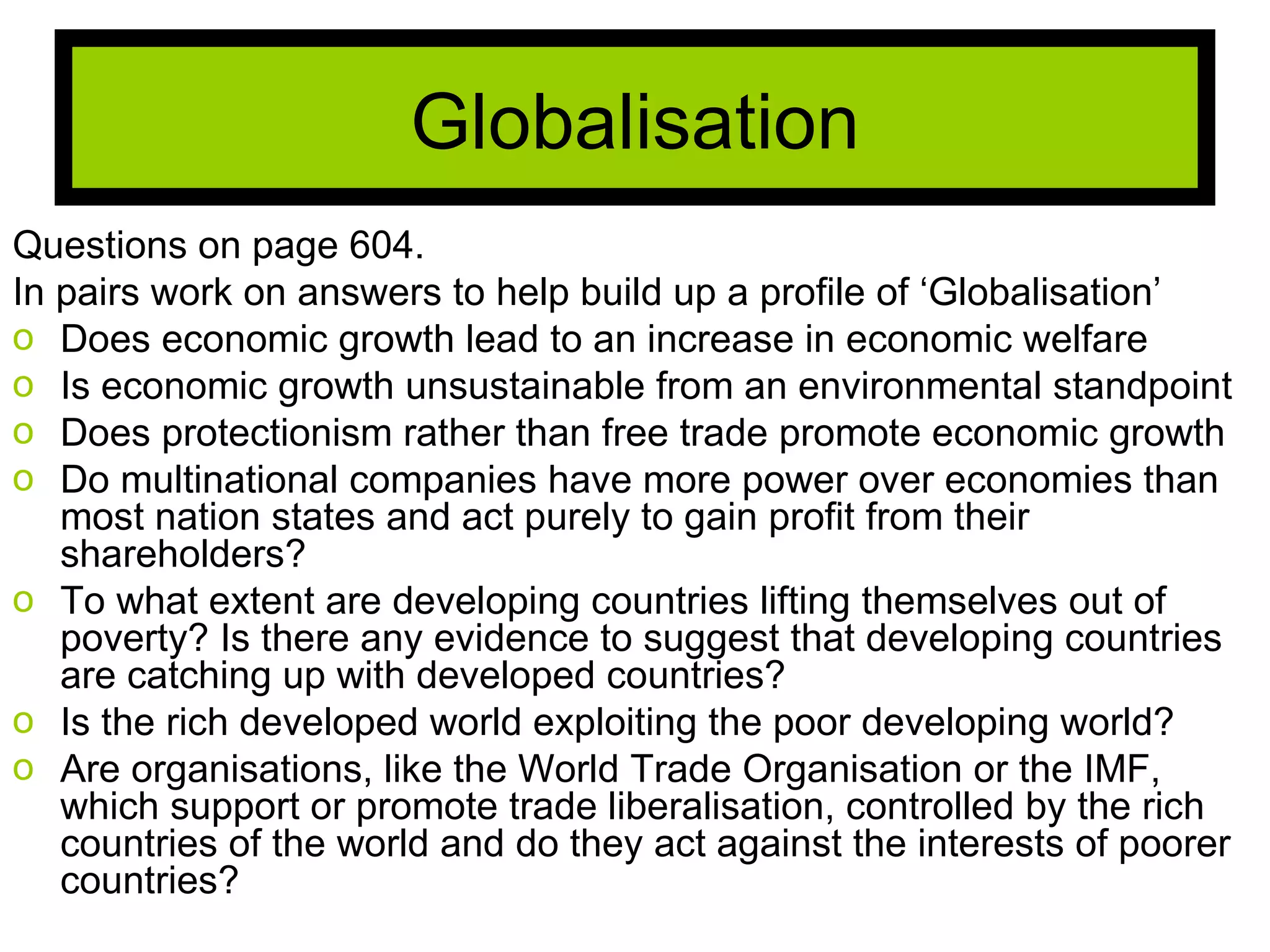 Globalisation | PPT