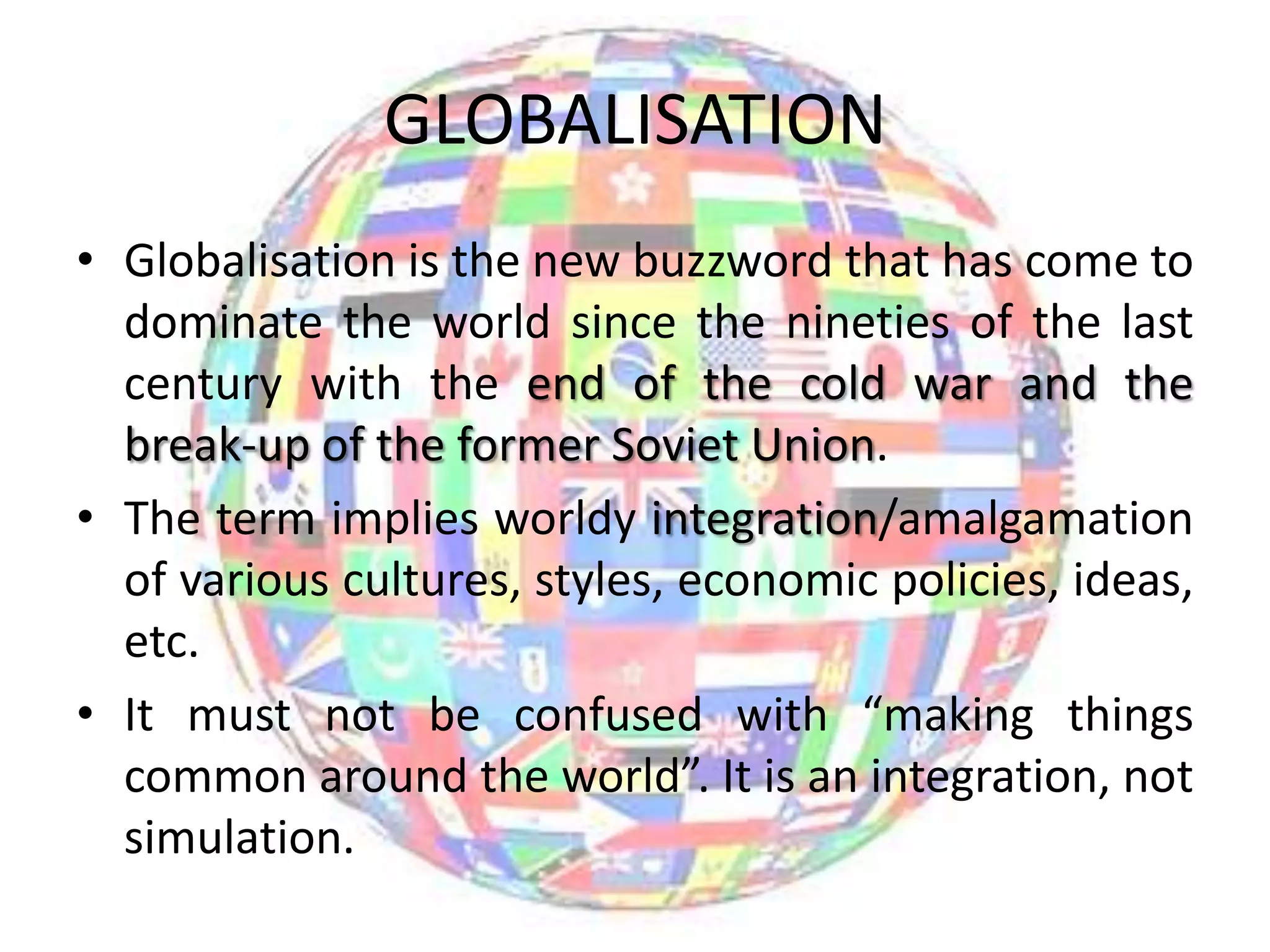 Globalisation | PPTX