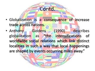 Globalisation | PPTX | Economy | Business and Finance
