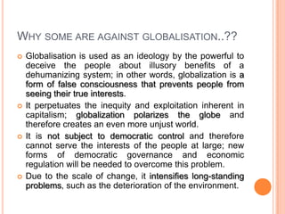 Globalisation | PPTX | Economy | Business and Finance