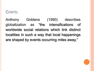 Globalisation | PPTX