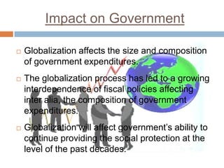 Globalisation and Outsourcing : Impact on Agriculture and Politics | PPTX