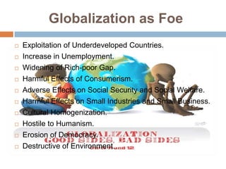 Globalisation and Outsourcing : Impact on Agriculture and Politics | PPTX