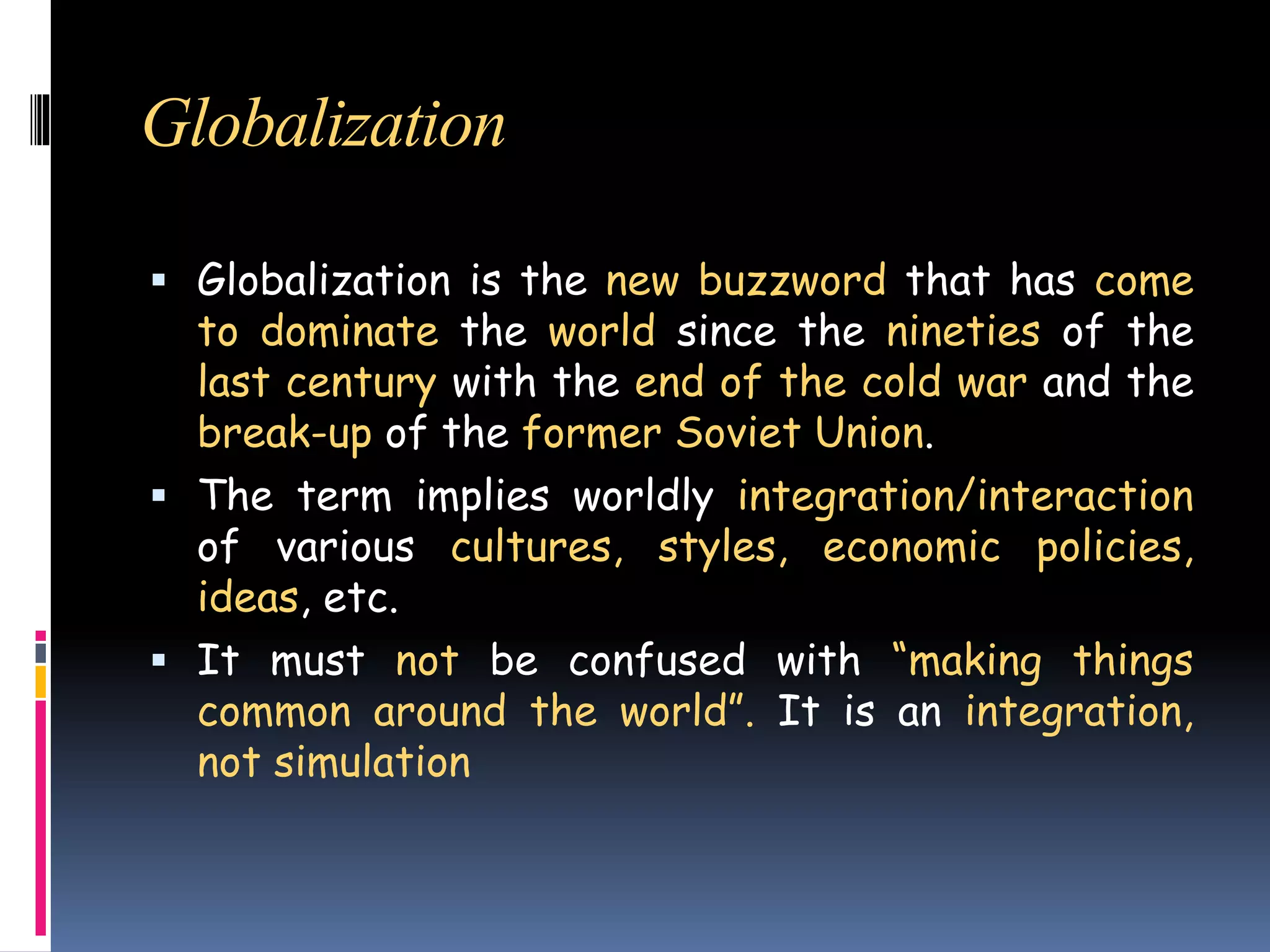 Globalization | PPTX