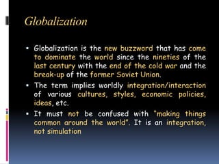 Globalization | PPTX