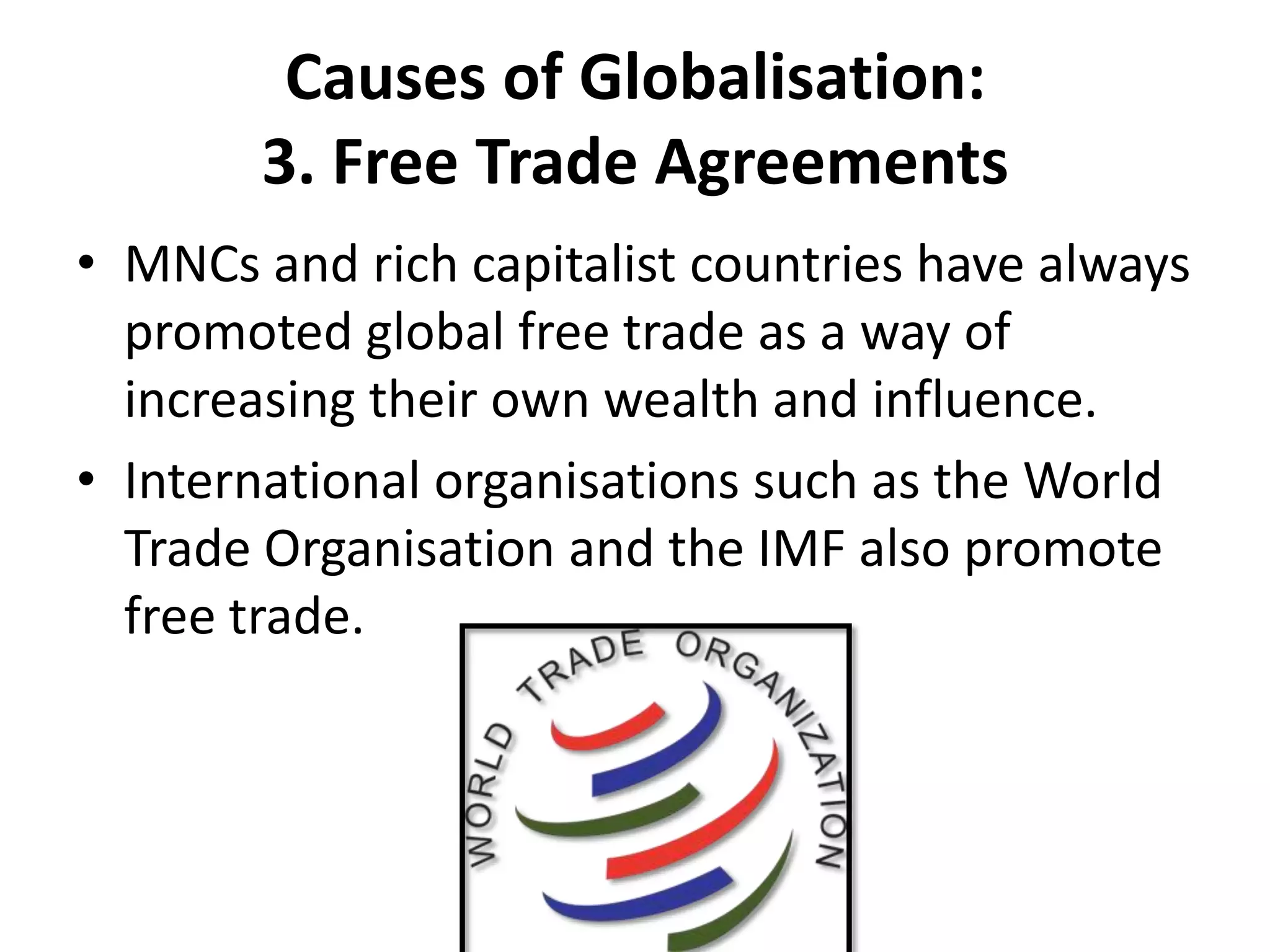 The Causes and Effects of Globalisation | PPTX | Economy | Business and Finance