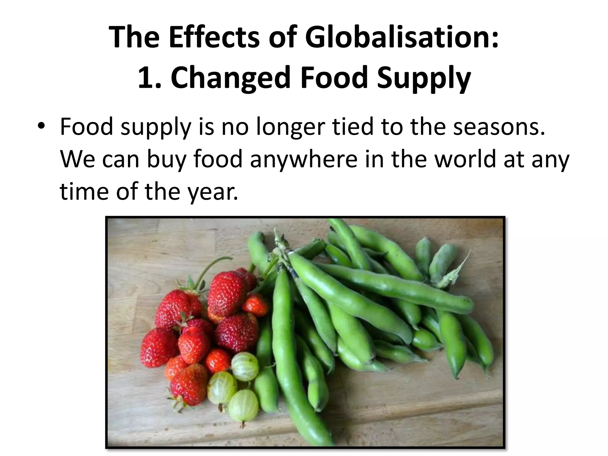 The Causes and Effects of Globalisation | PPTX