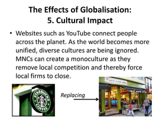 The Causes and Effects of Globalisation | PPTX