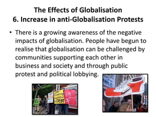 The Causes and Effects of Globalisation | PPTX