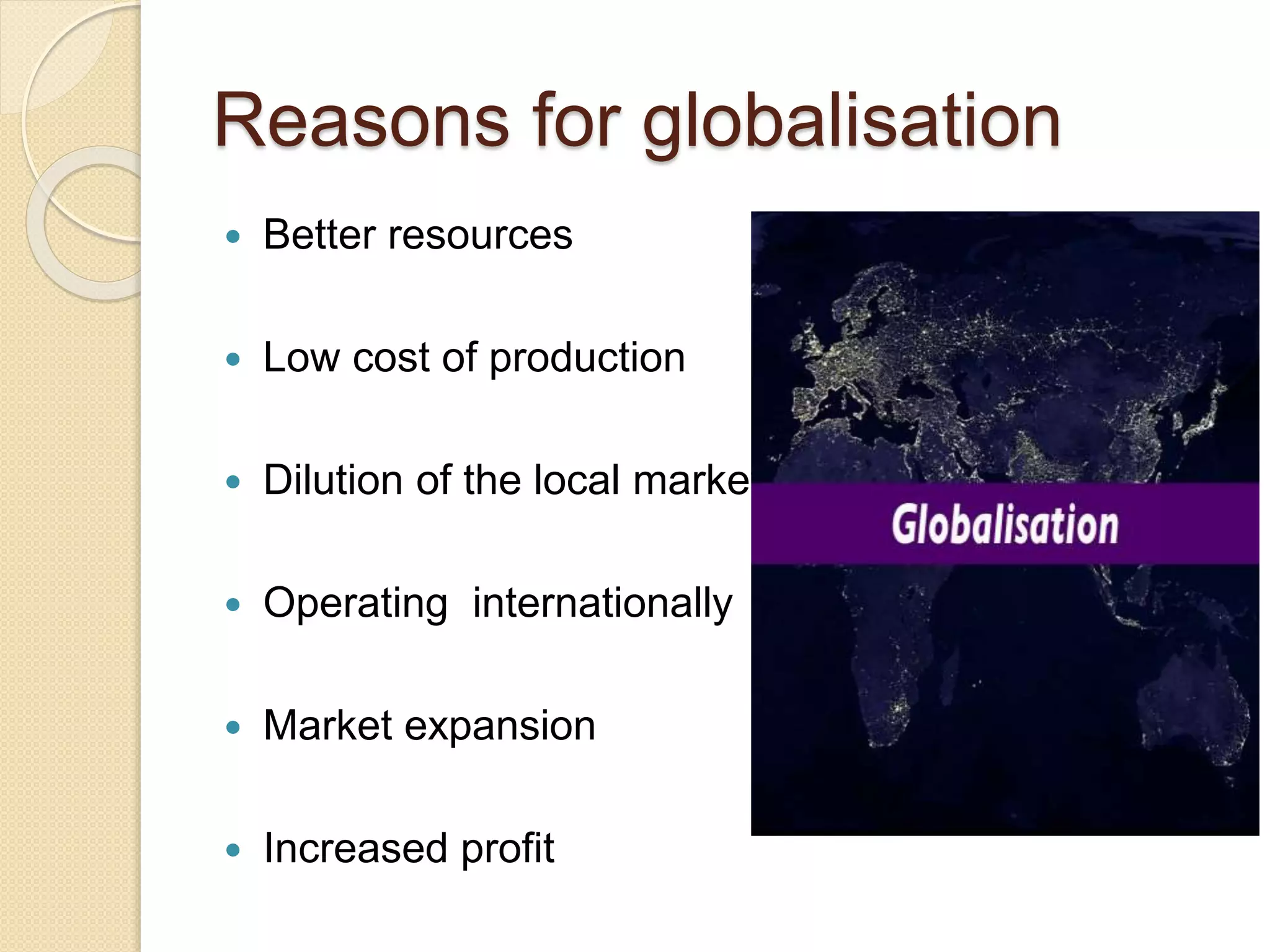 Globalisation | PPTX