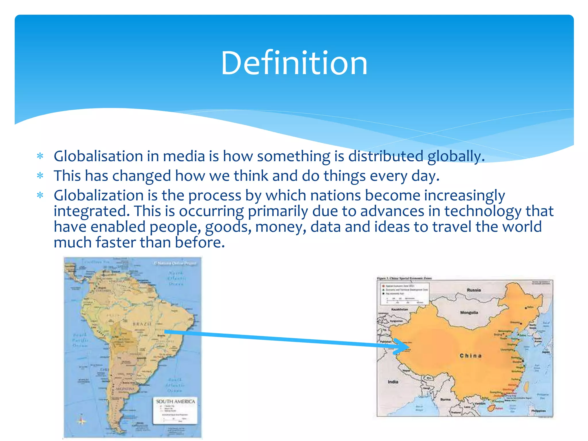 Globalisation in Media | PPTX