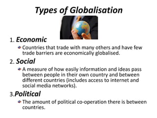 Globalisation and reverse flow | PPTX