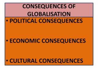 Globalisation | PPTX